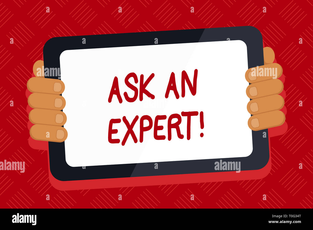 Conceptual hand writing showing Ask An Expert. Concept meaning ...