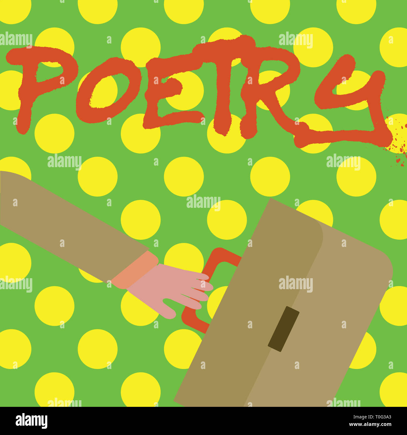 Writing note showing Poetry. Business concept for Literary work ...