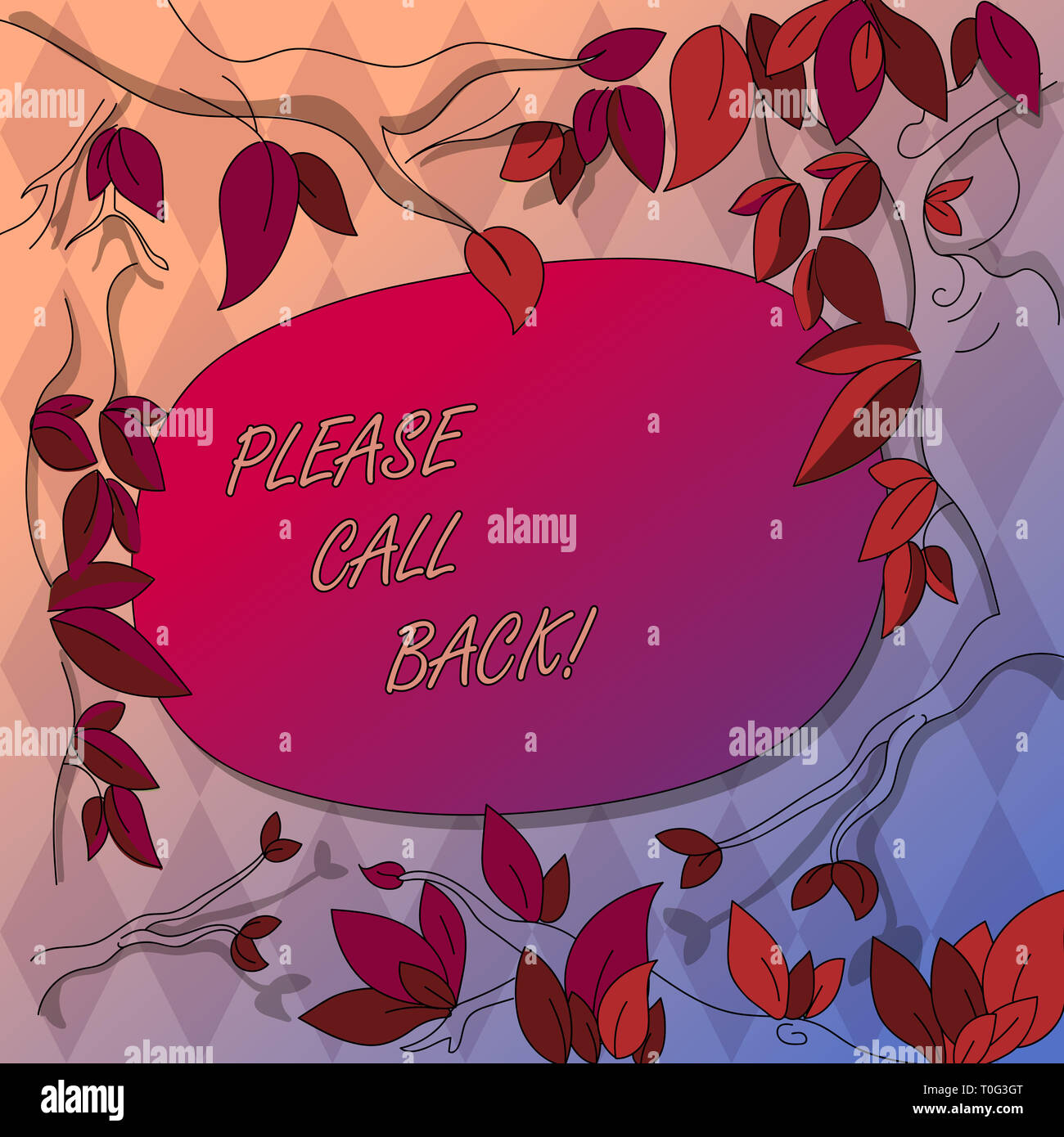 Writing note showing Please Call Back. Business concept for invitation ...