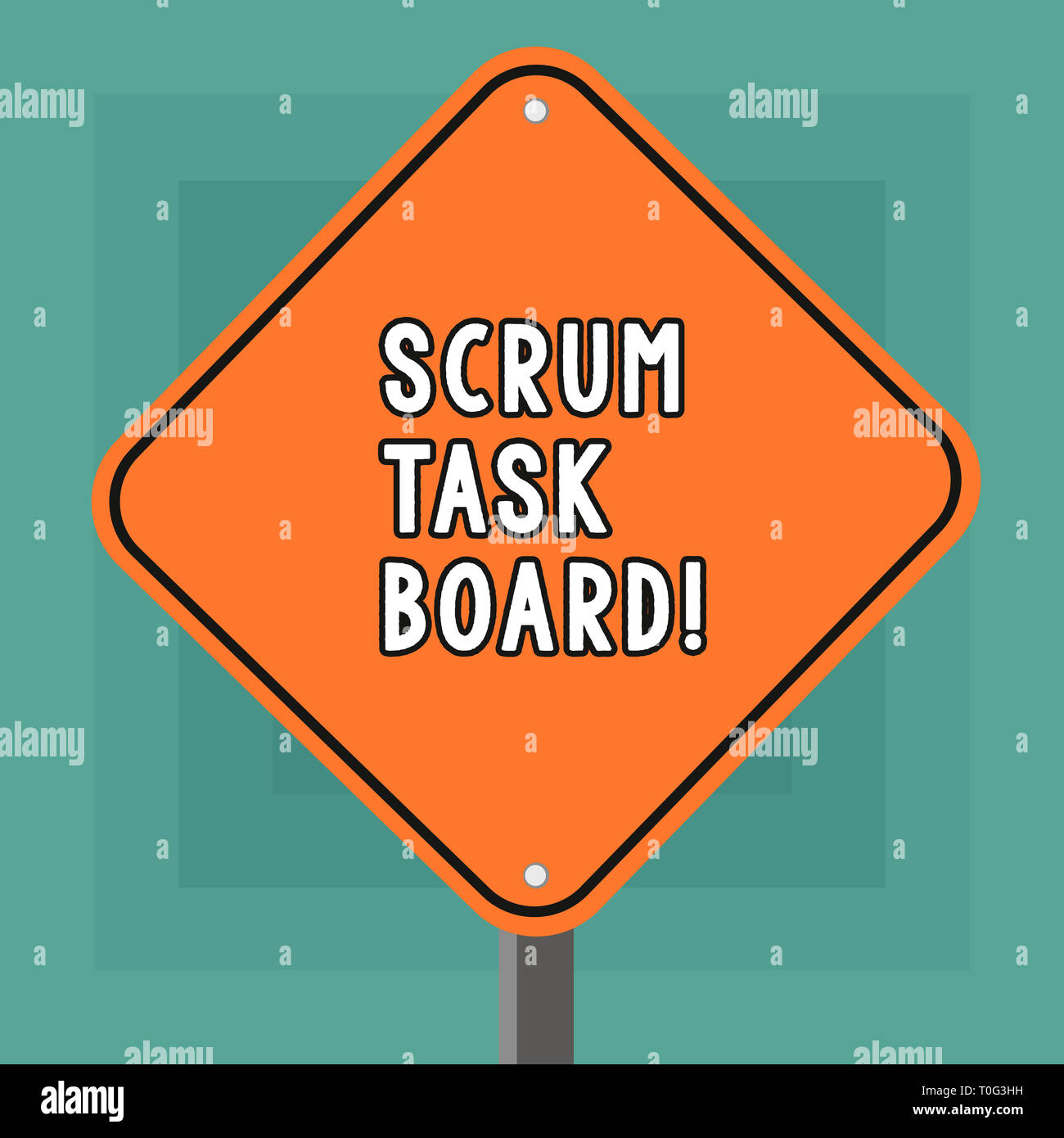 Conceptual hand writing showing Scrum Task Board. Concept meaning ...