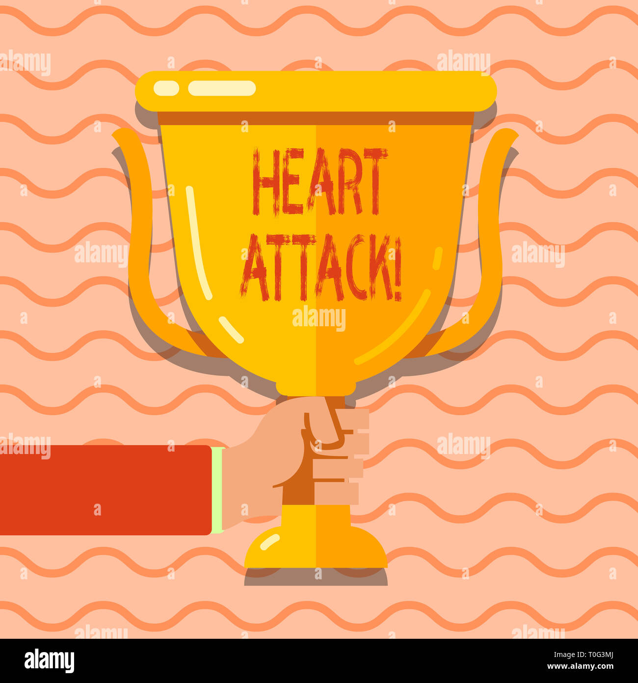 Conceptual hand writing showing Heart Attack. Concept meaning sudden ...