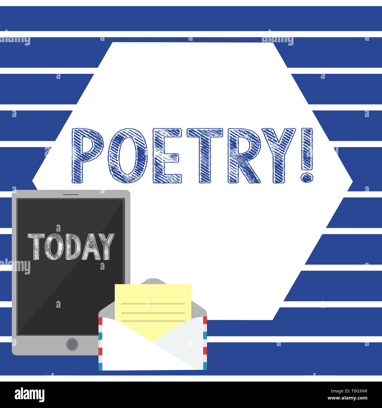 Text sign showing Poetry. Business photo showcasing Literary work ...