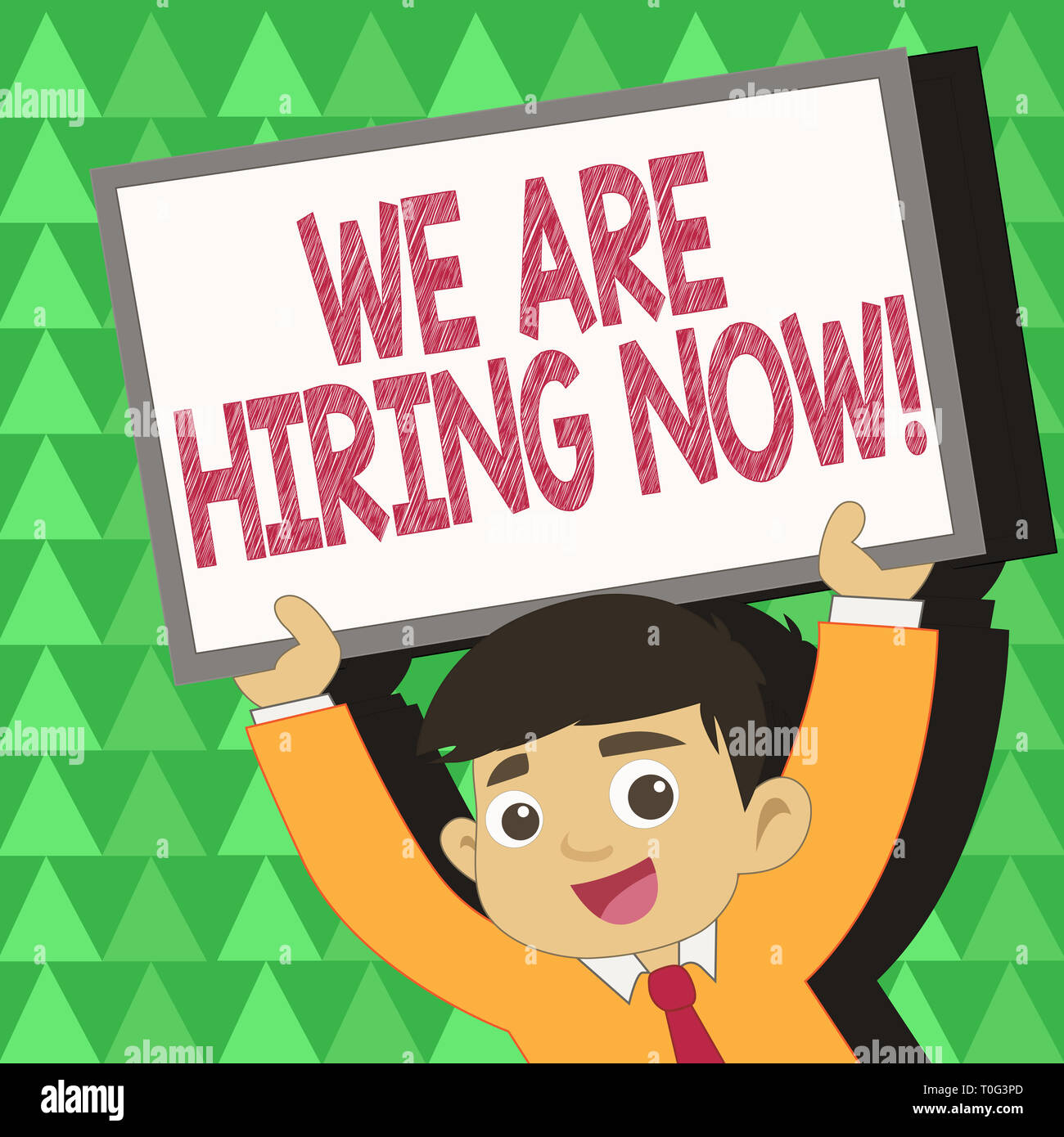 Applicant raising hi-res stock photography and images - Alamy
