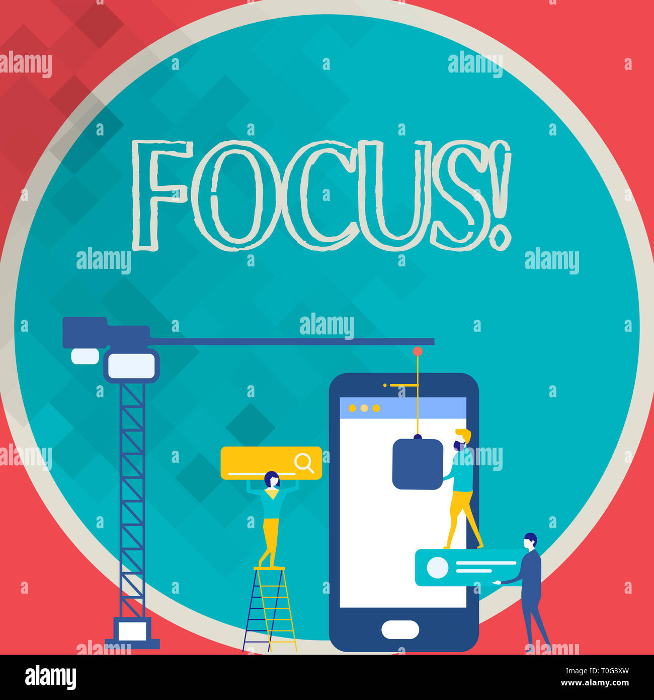 Writing note showing Focus. Business concept for Point of concentration ...