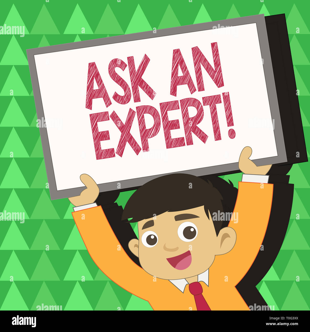 Conceptual hand writing showing Ask An Expert. Concept meaning ...
