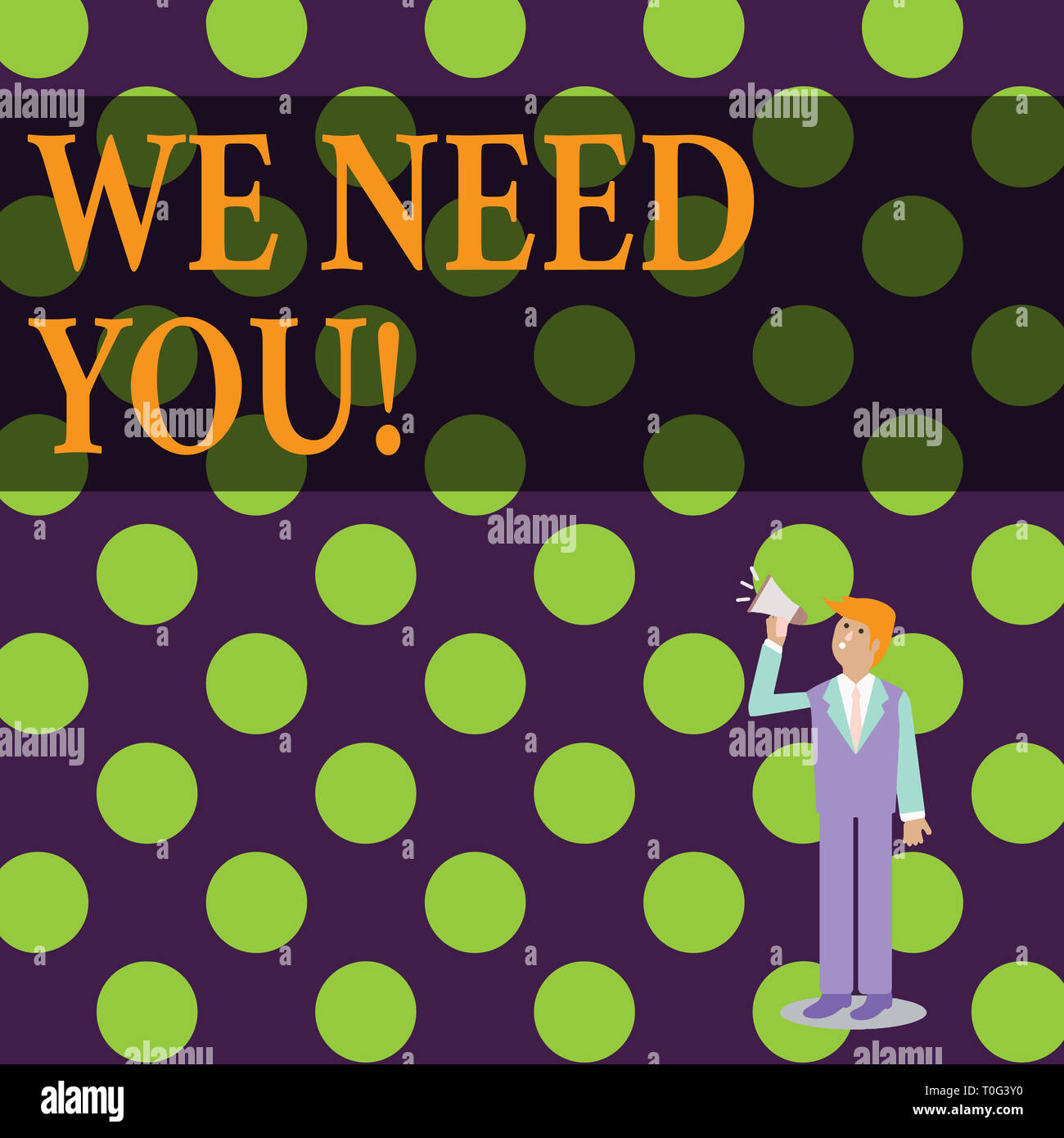 Conceptual hand writing showing We Need You. Concept meaning asking ...
