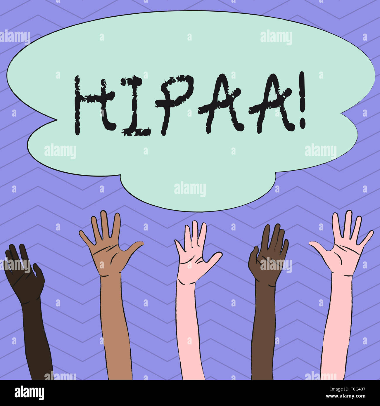 Conceptual hand writing showing Hipaa. Concept meaning Health Insurance ...