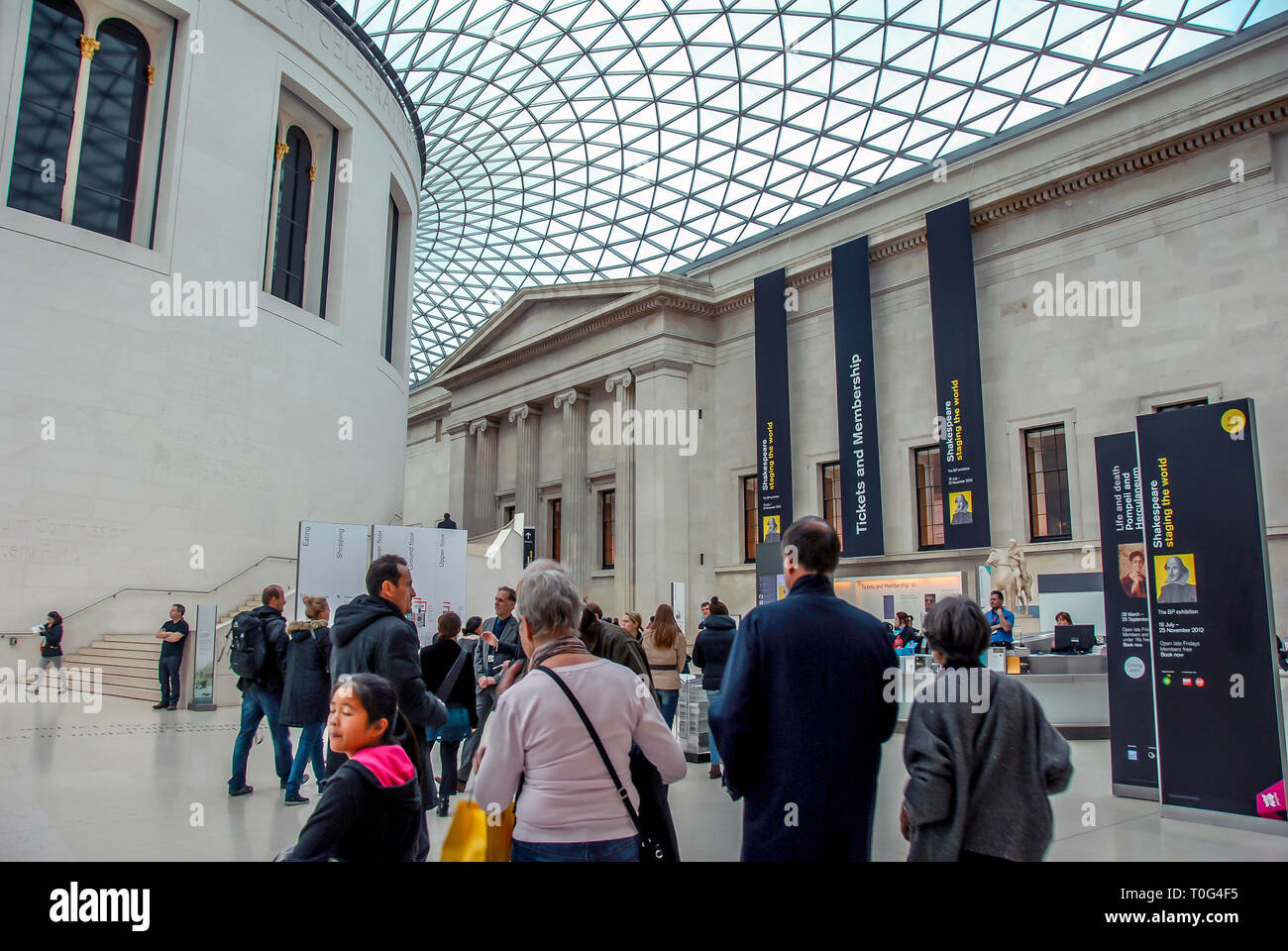 London, UK, 1 November 2012: British Museum Stock Photo - Alamy