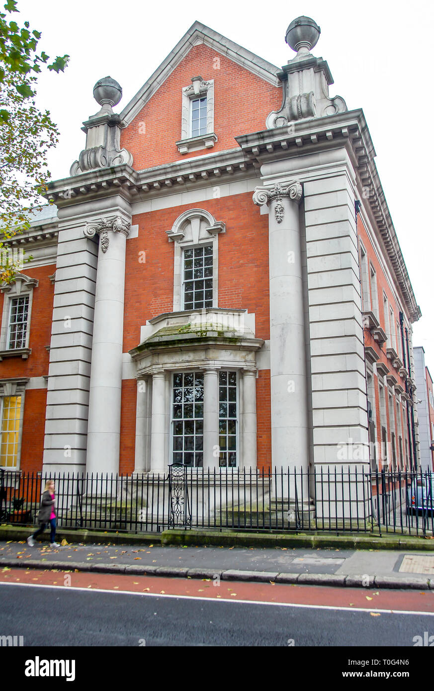 Dublin, Ireland, 24 October 2012: Brick Building Stock Photo - Alamy