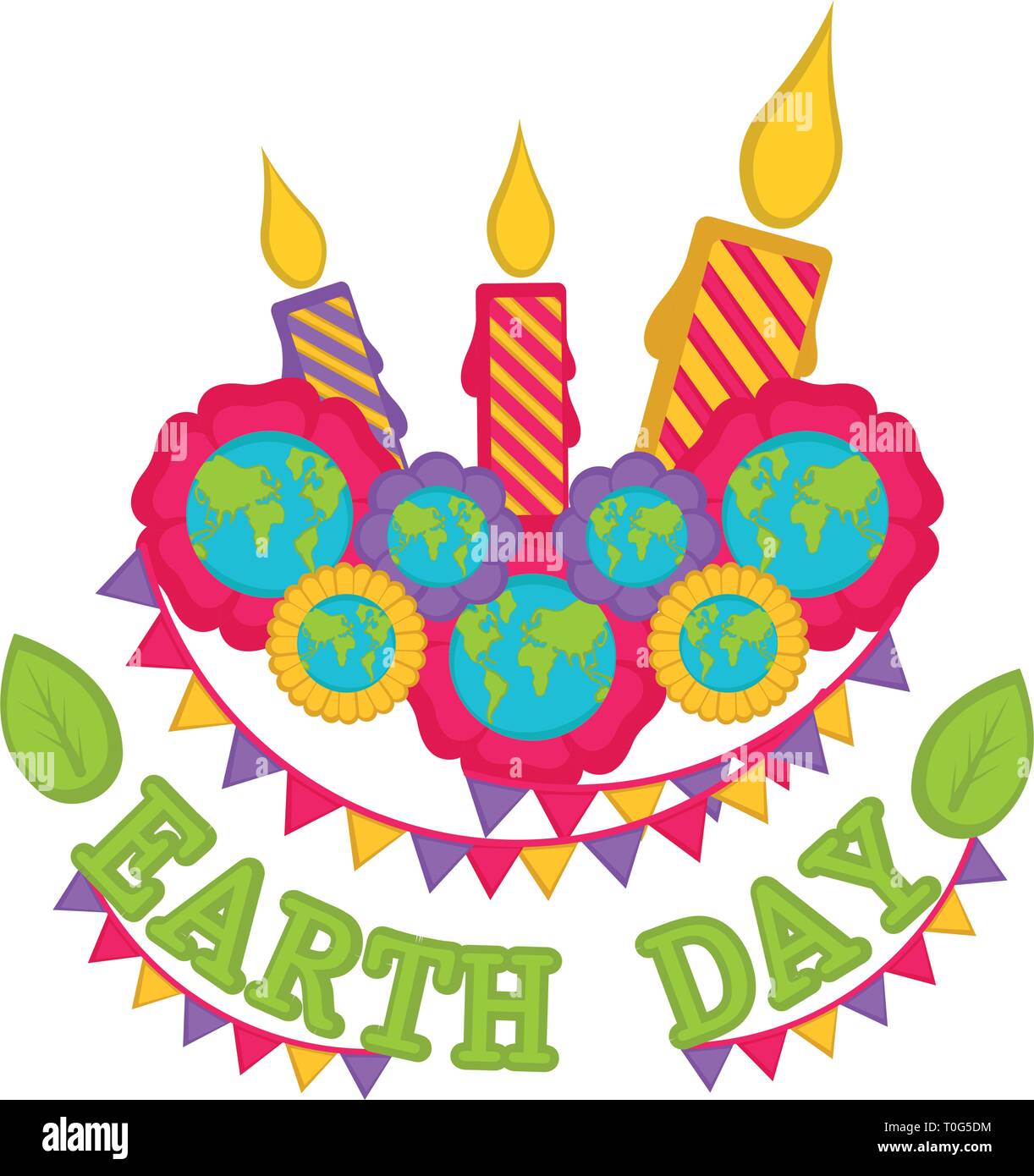 Earth day graphic design Stock Vector Image & Art - Alamy