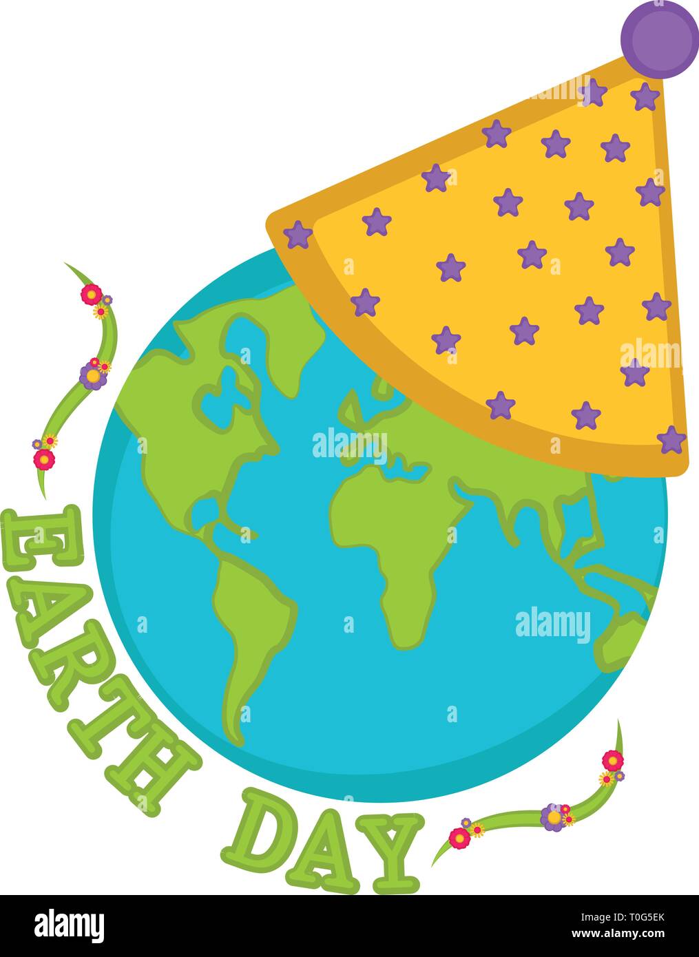 Earth day label Stock Vector Image & Art - Alamy