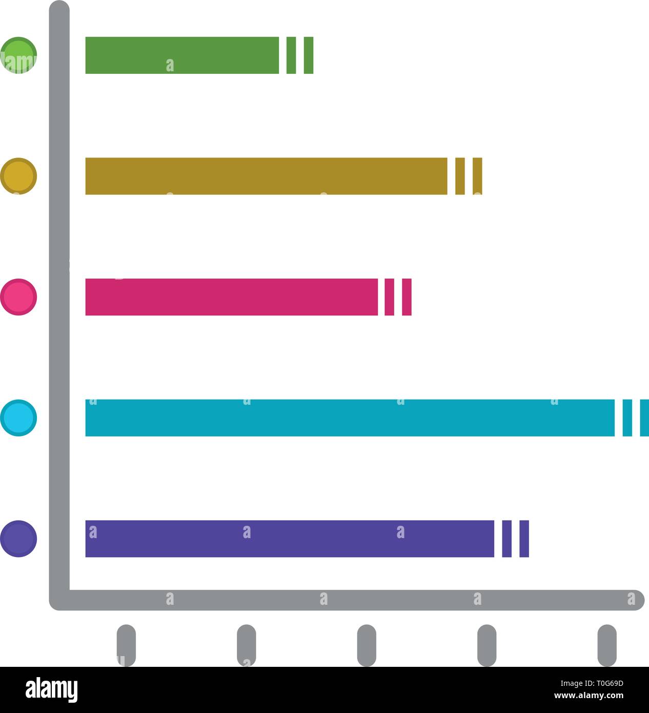 Isolated business data graph Stock Vector Image & Art - Alamy