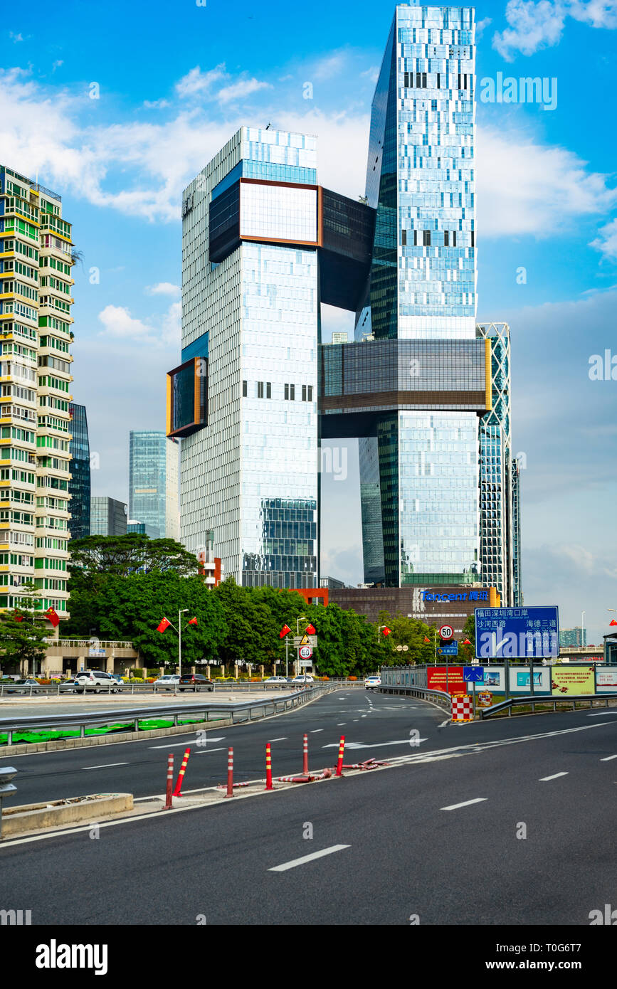Tencent office building in Shenzhen, China Stock Photo - Alamy