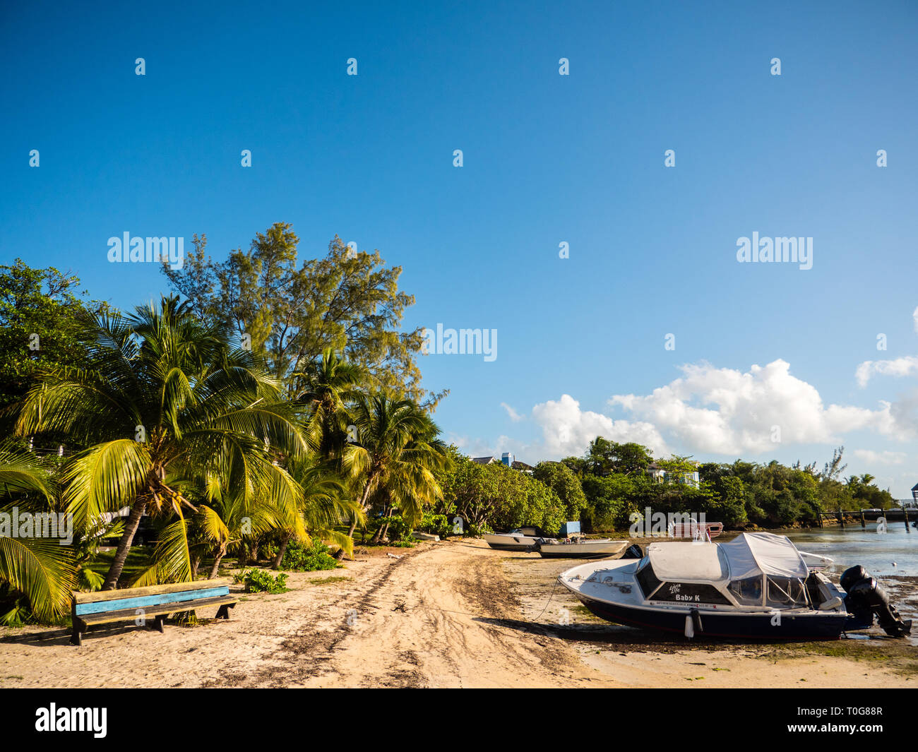 Pleaser Boats, Coastline, Dunmore Town, Harbour Island, Eleuthera, The ...