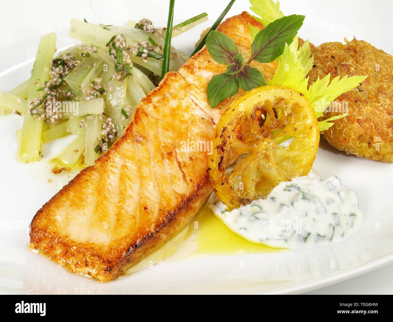 Salmon - Fish Fillet Stock Photo - Alamy