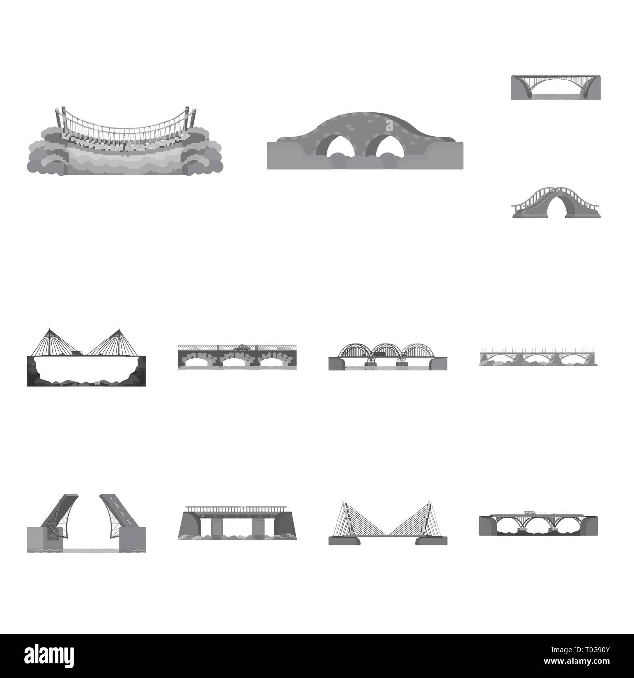 Isolated Object Of Design And Construct Logo Collection Of Design And