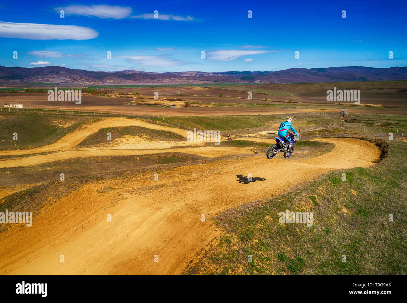 Racing track bird eye view hi-res stock photography and images - Alamy