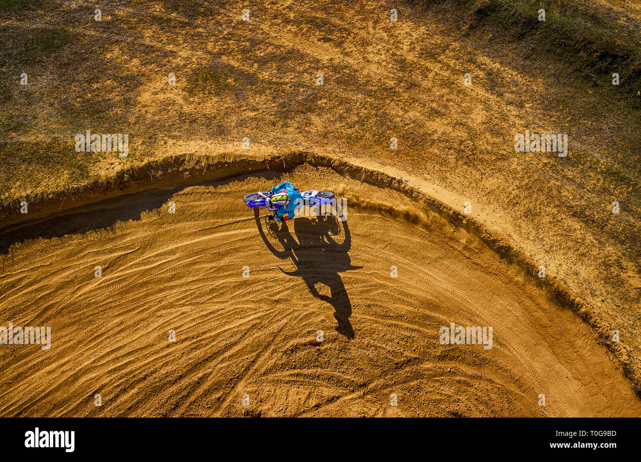 Racing track bird eye view hi-res stock photography and images - Alamy