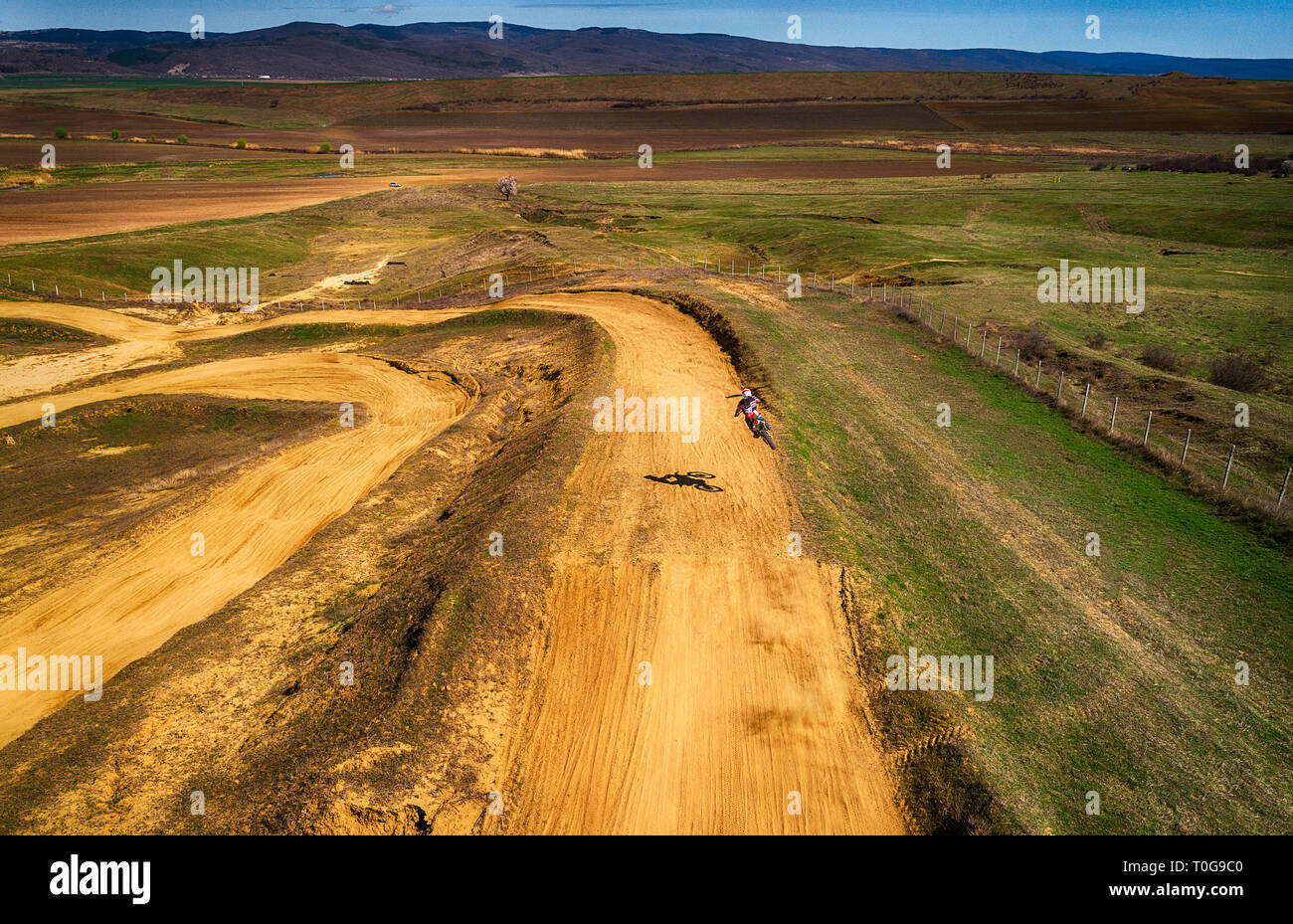 Racing track bird eye view hi-res stock photography and images - Alamy