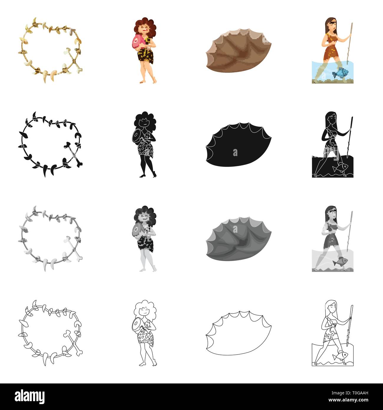 necklace,woman,flint,bone,primeval,sharp,neanderthal,meat,craft,spear ...