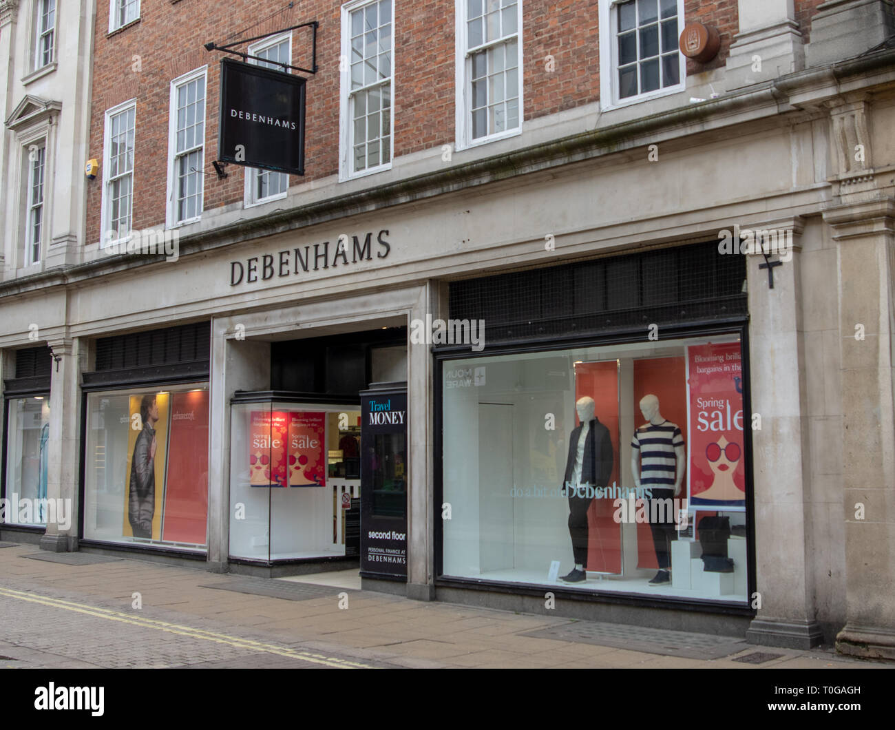 Debenhams shop front on the UK high street Stock Photo - Alamy