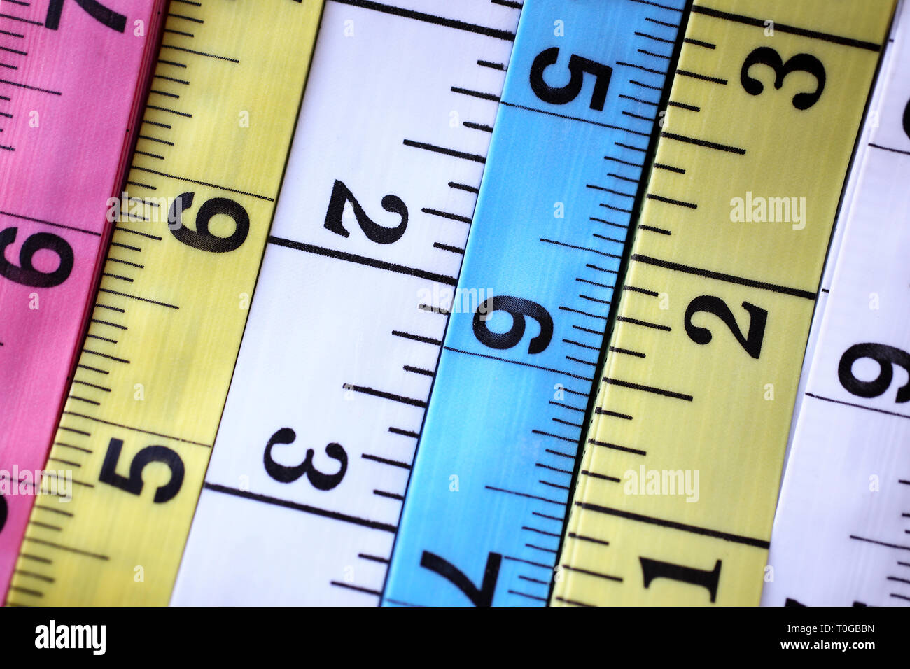 Colour tape measure hi-res stock photography and images - Alamy