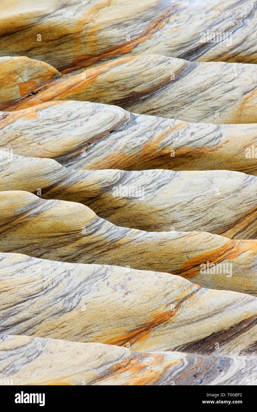 Natural Rock Pattern, Northumberland Coast, England Stock Photo - Alamy