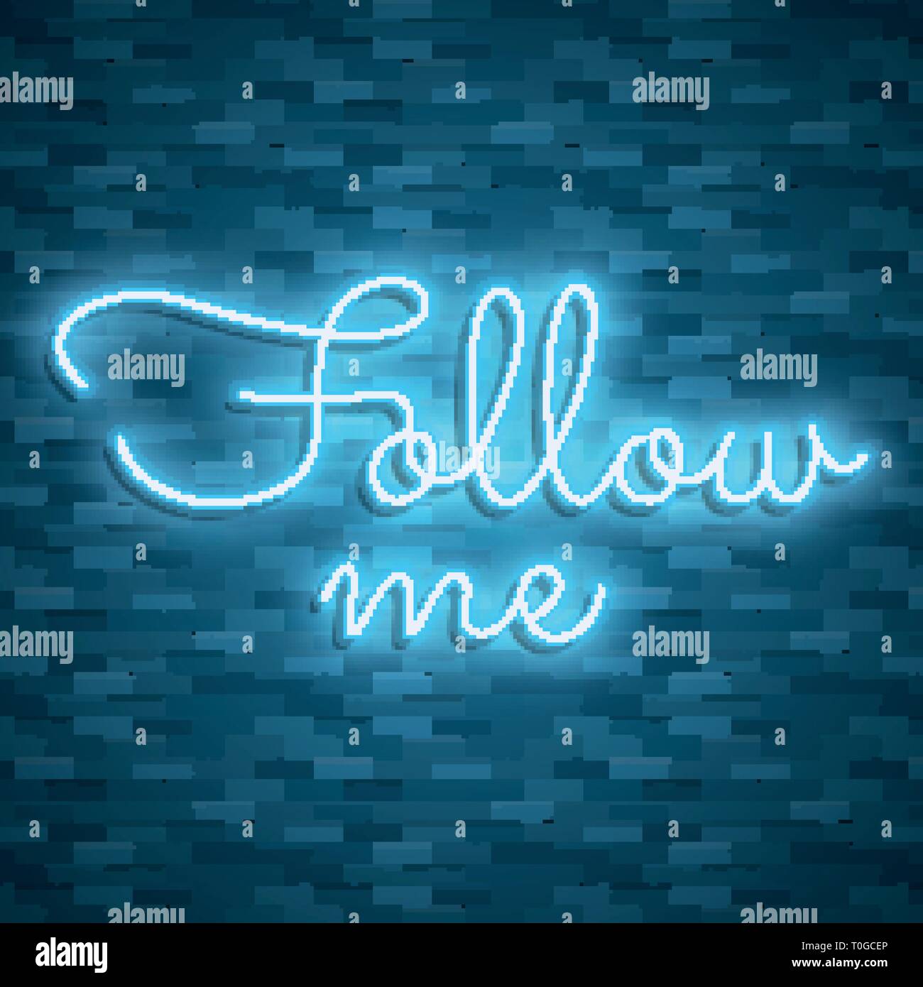 Neon light lettering, Stock vector. Color design Stock Vector Image ...