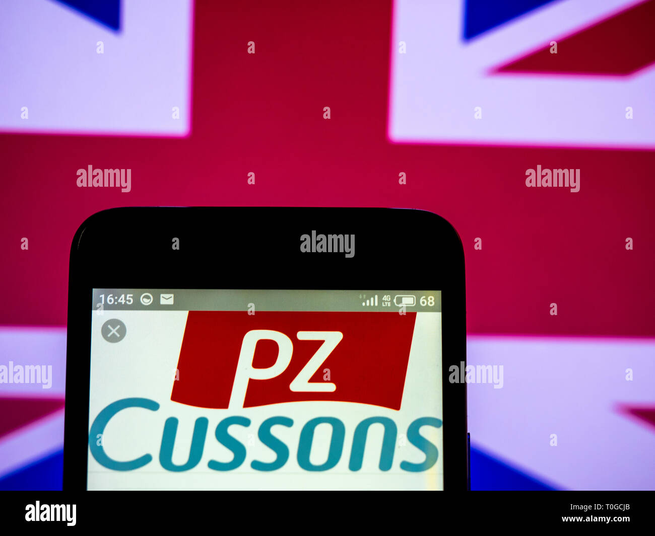 Pz cussons logo hi-res stock photography and images - Alamy
