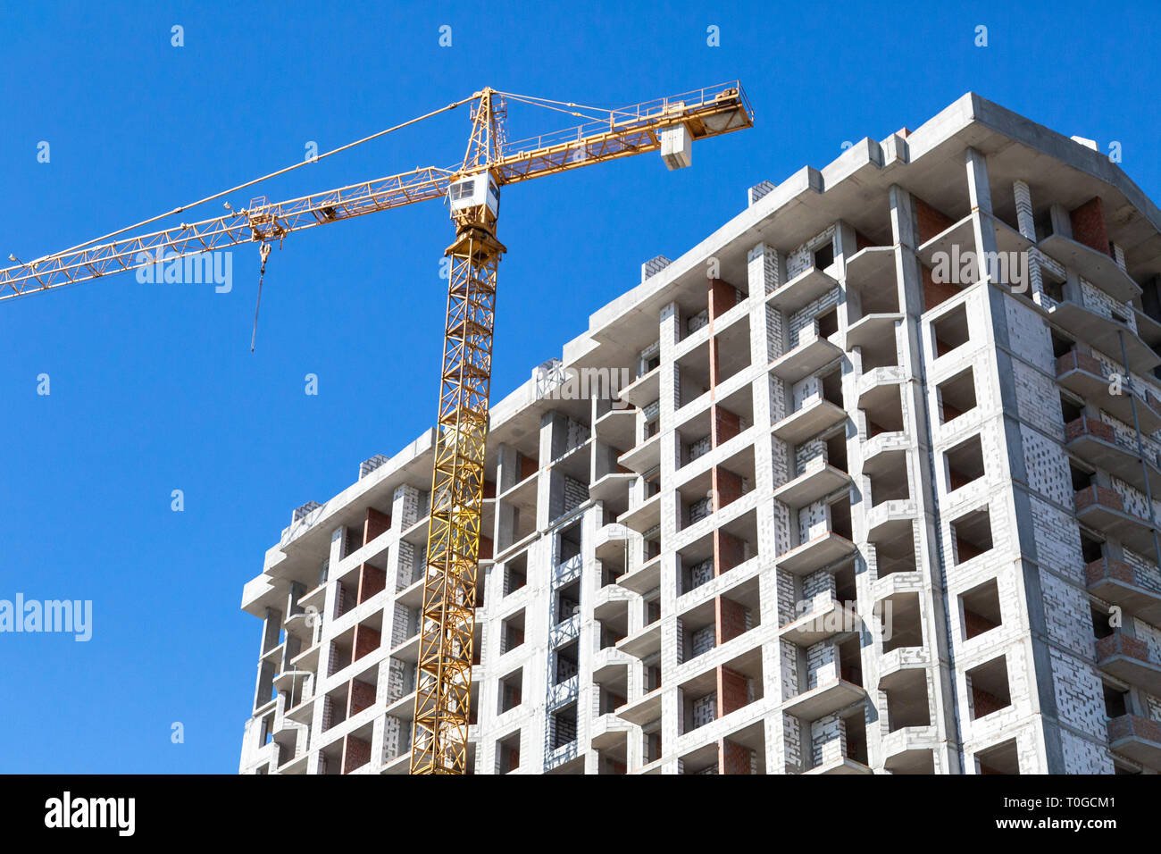 Apartment building construction site Stock Photo - Alamy