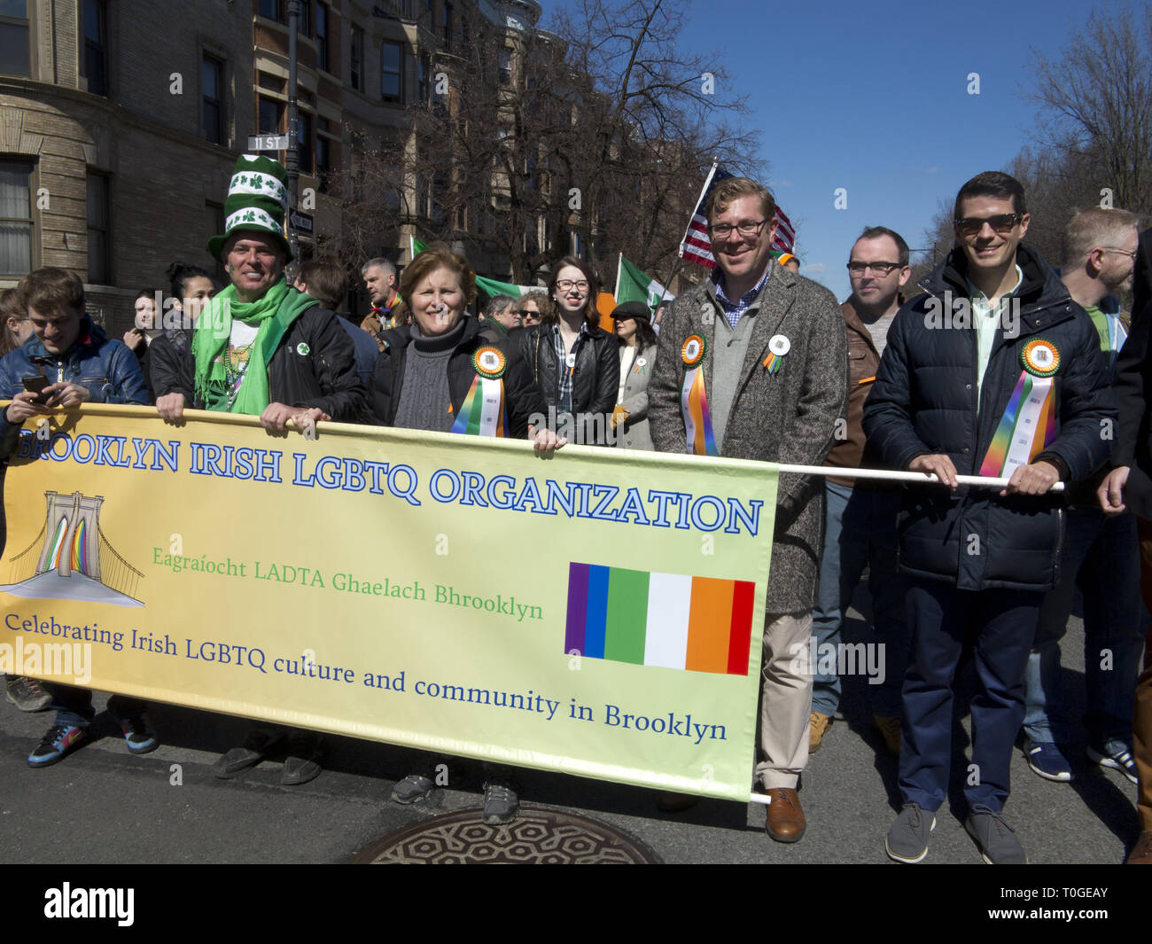 First LGBTQ group to march under their own banner in the forty-fourth ...