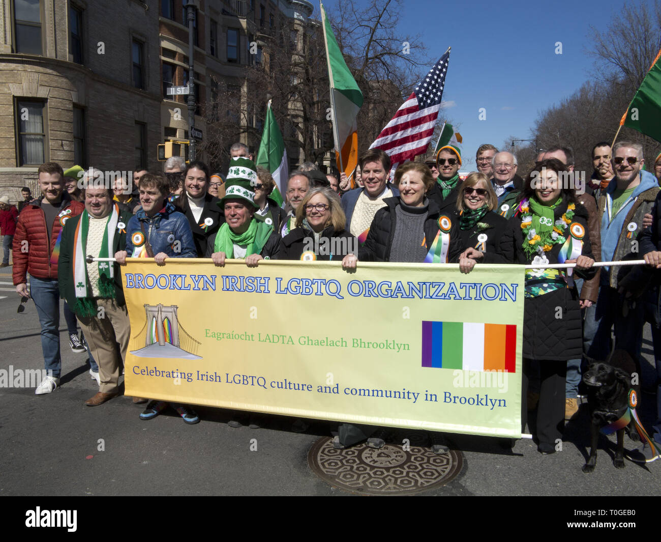First LGBTQ group to march under their own banner in the forty-fourth ...