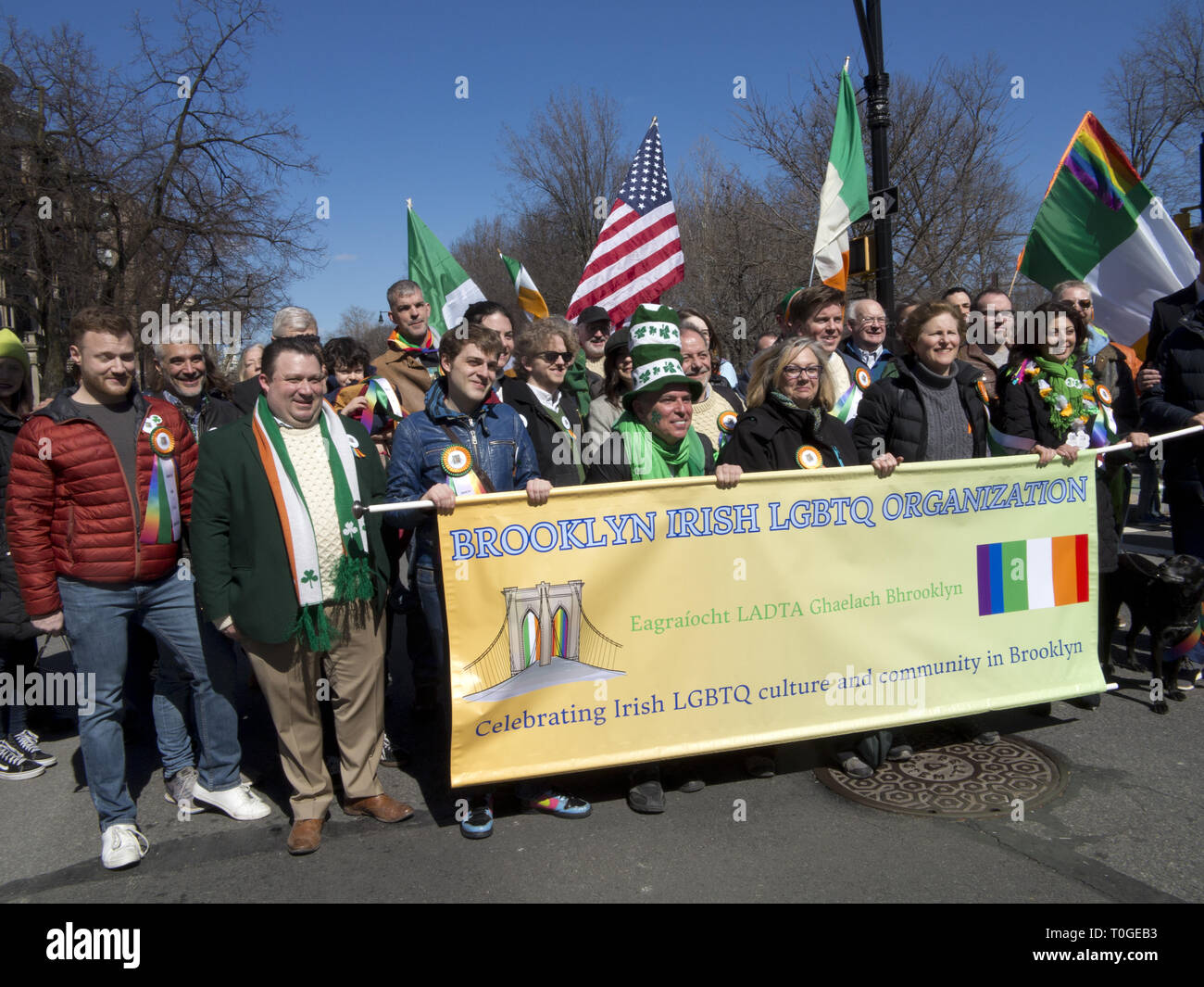 First LGBTQ group to march under their own banner in the forty-fourth ...