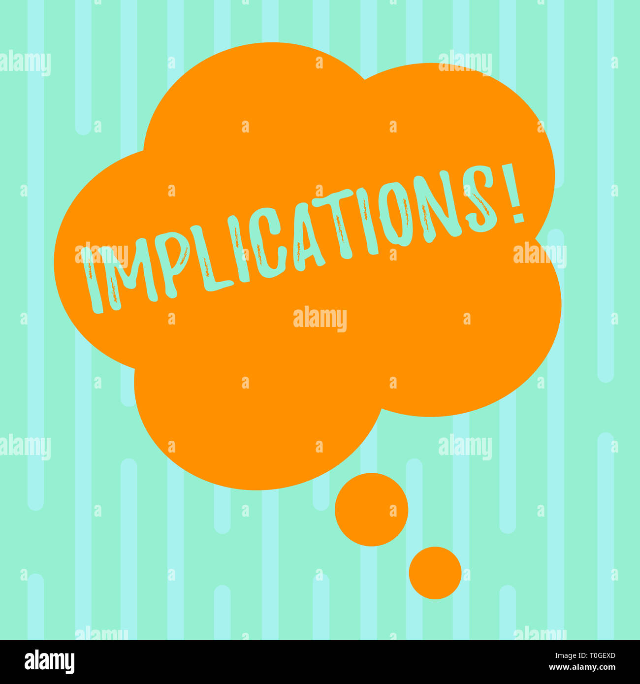 Word writing text Implications. Business photo showcasing Conclusion ...