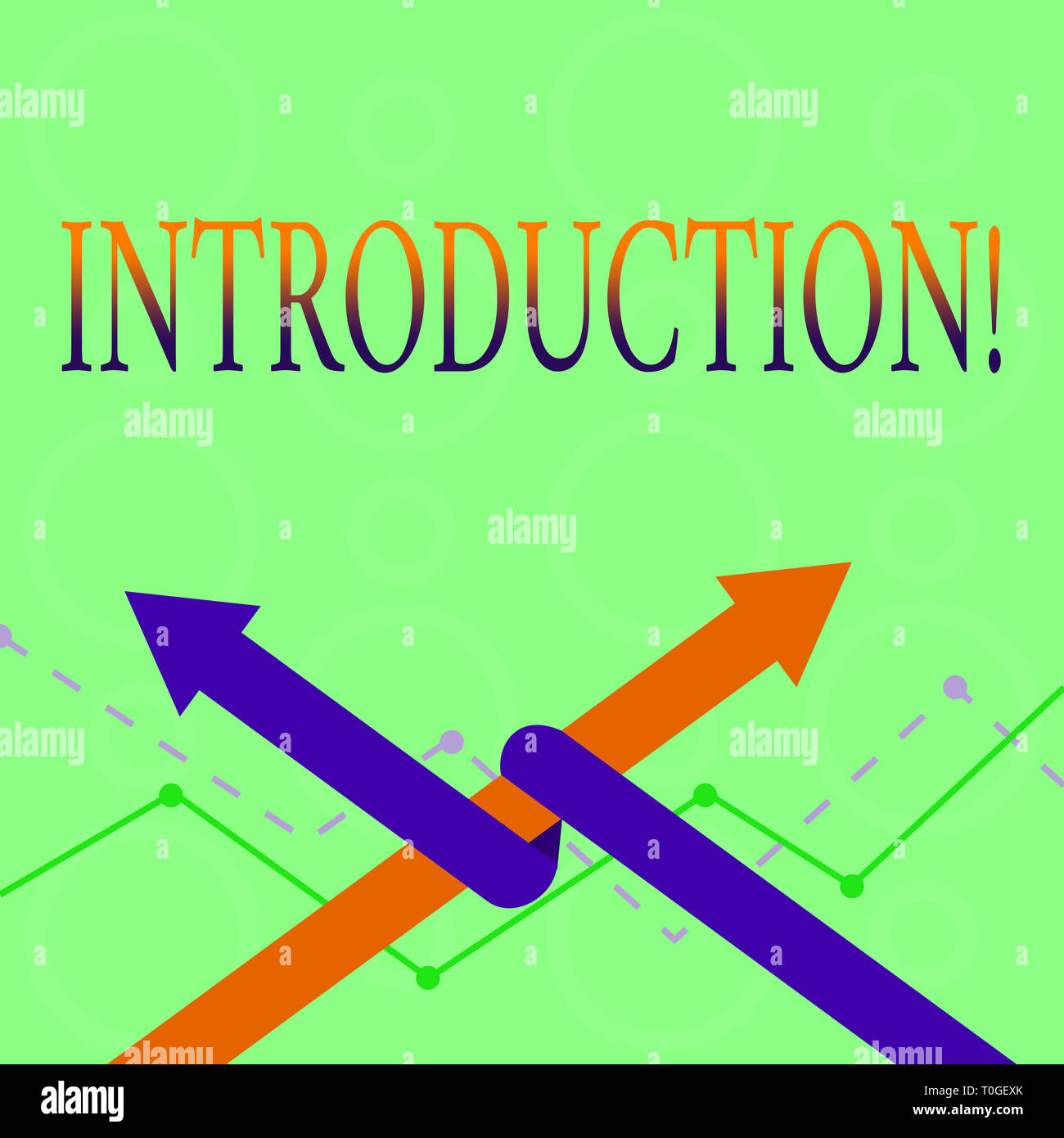 Conceptual hand writing showing Introduction. Concept meaning First ...