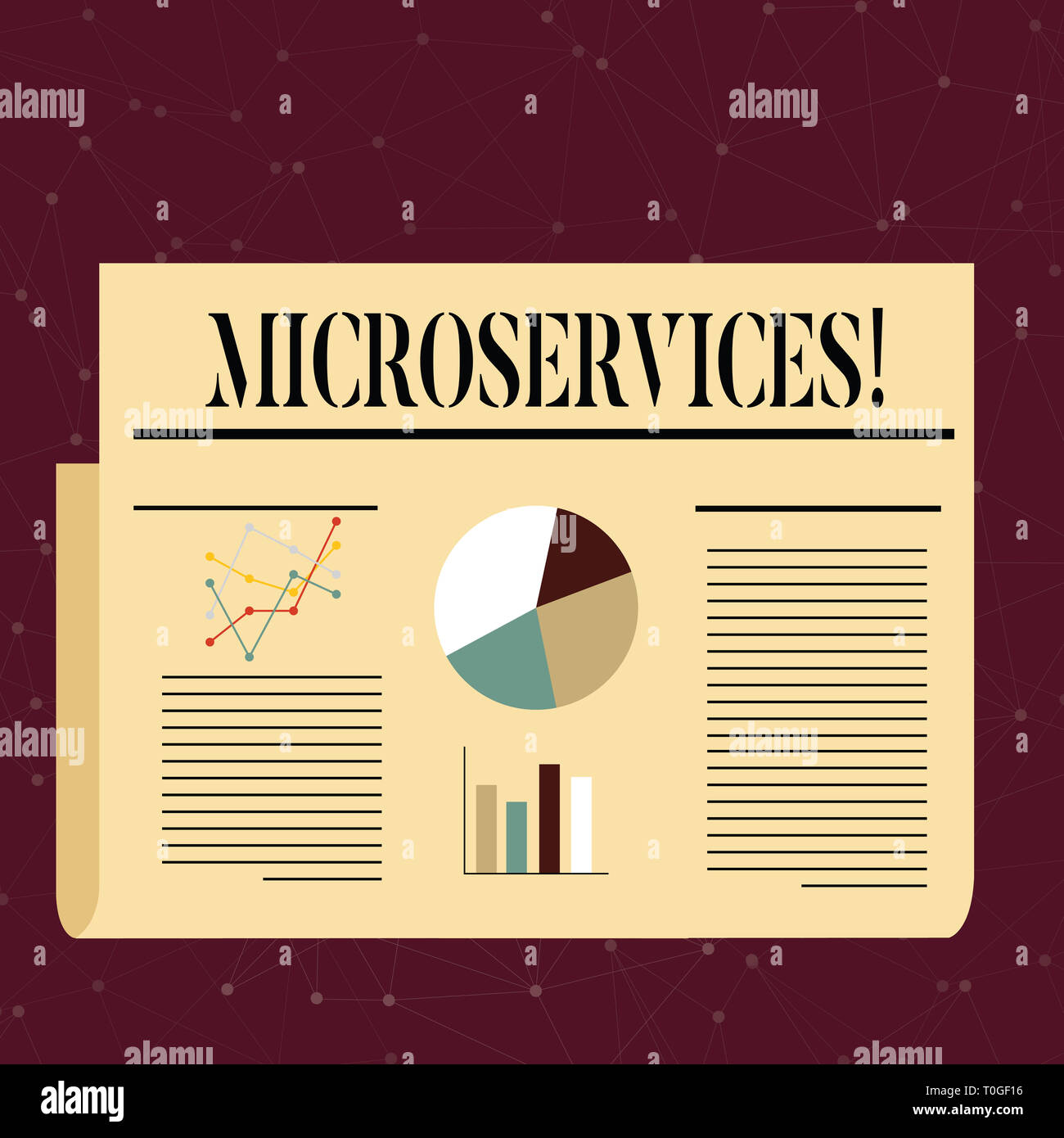 Conceptual hand writing showing Microservices. Concept meaning Software development technique ...