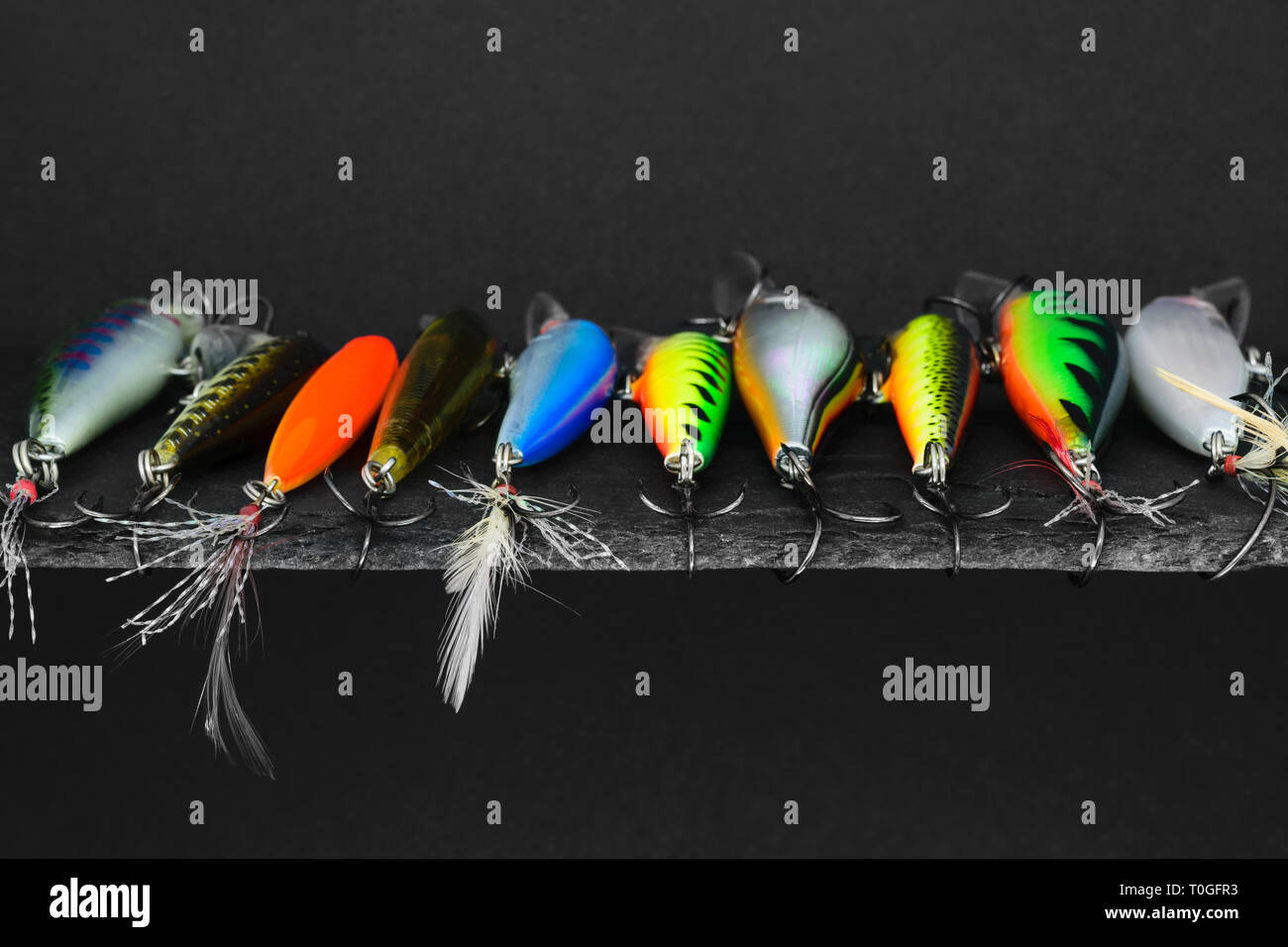 Hanging lures hi-res stock photography and images - Alamy