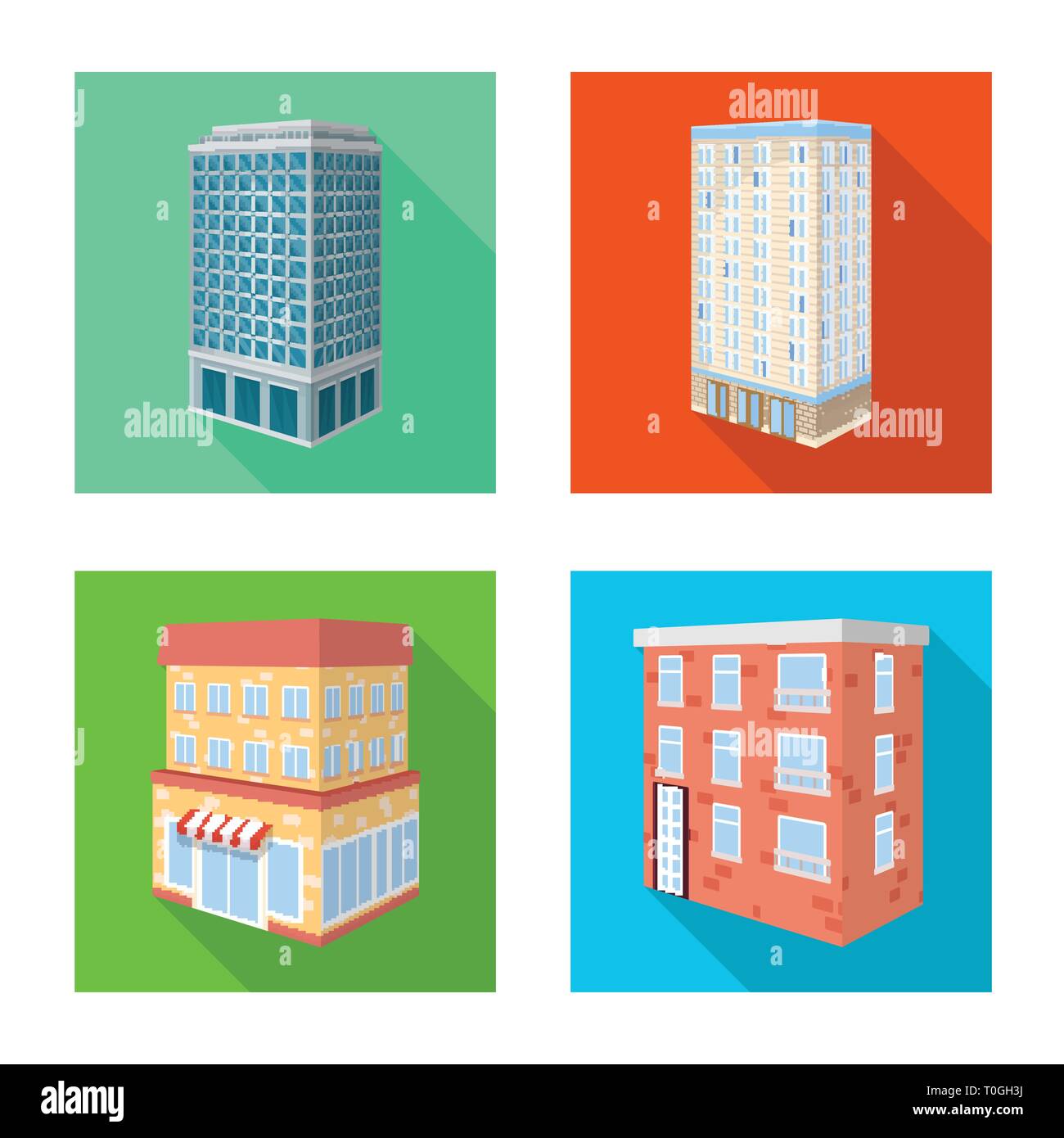 Office building offices cafe Cut Out Stock Images & Pictures - Alamy