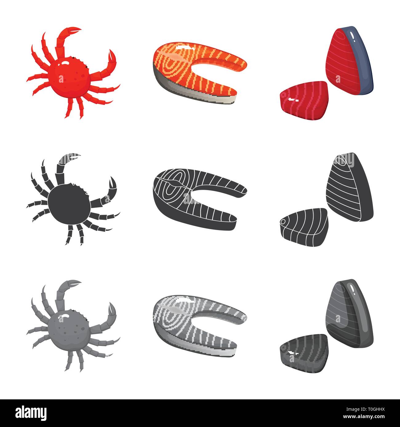 crab,salmon,shell,fish,red,piece,trout,shellfish,beach,delicacy,meat ...