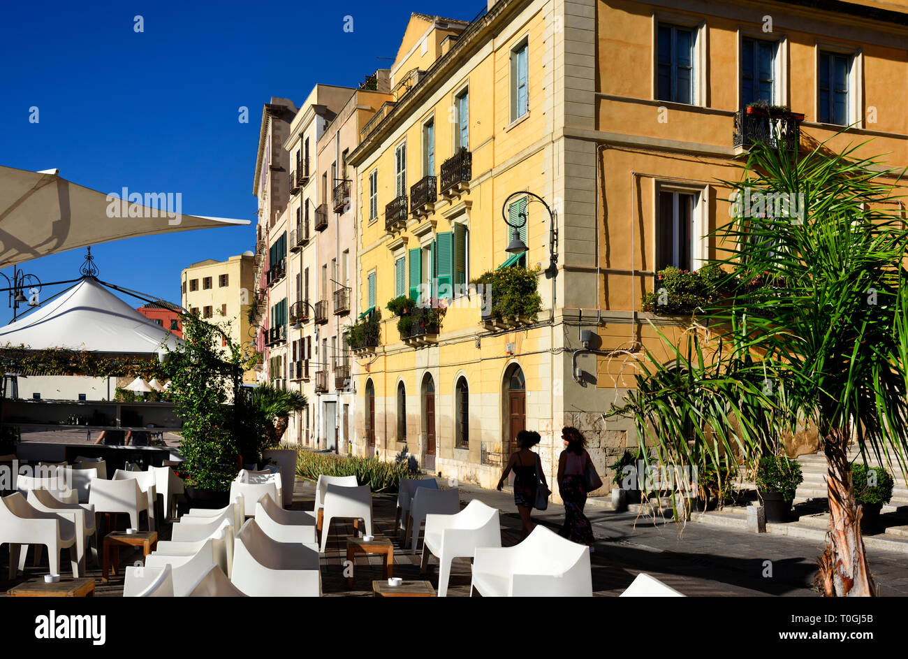 Cagliari cafe sardinia hi-res stock photography and images - Alamy