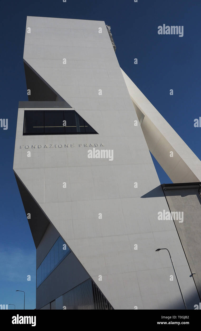 ITALY, LOMBARDY, MILAN, FONDAZIONE PRADA MUSEUM DESIGNED BY REM ...