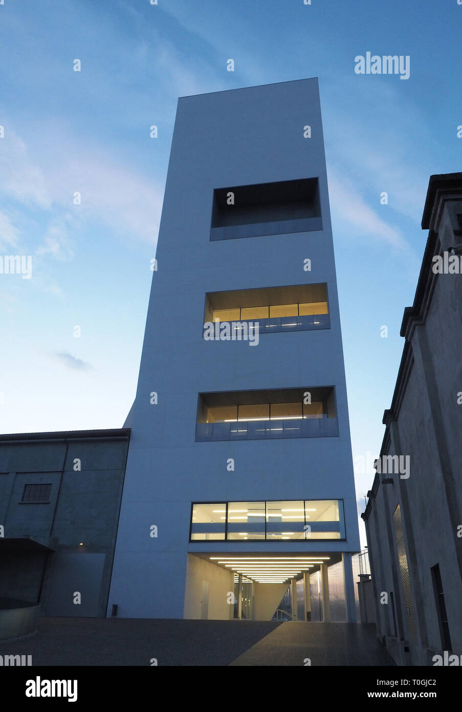 ITALY, LOMBARDY, MILAN, FONDAZIONE PRADA MUSEUM DESIGNED BY REM ...