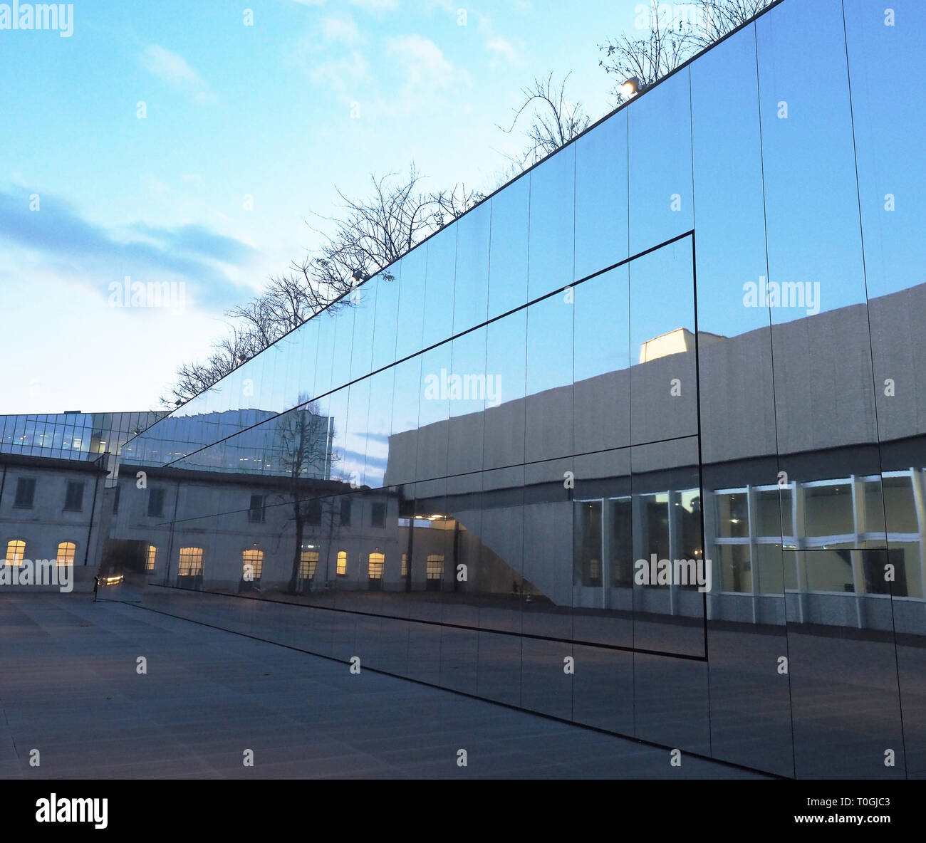 ITALY, LOMBARDY, MILAN, FONDAZIONE PRADA MUSEUM DESIGNED BY REM ...