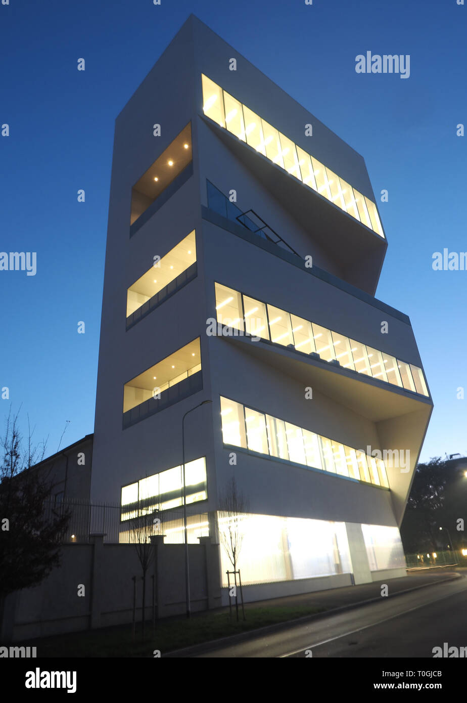ITALY, LOMBARDY, MILAN, FONDAZIONE PRADA MUSEUM DESIGNED BY REM ...