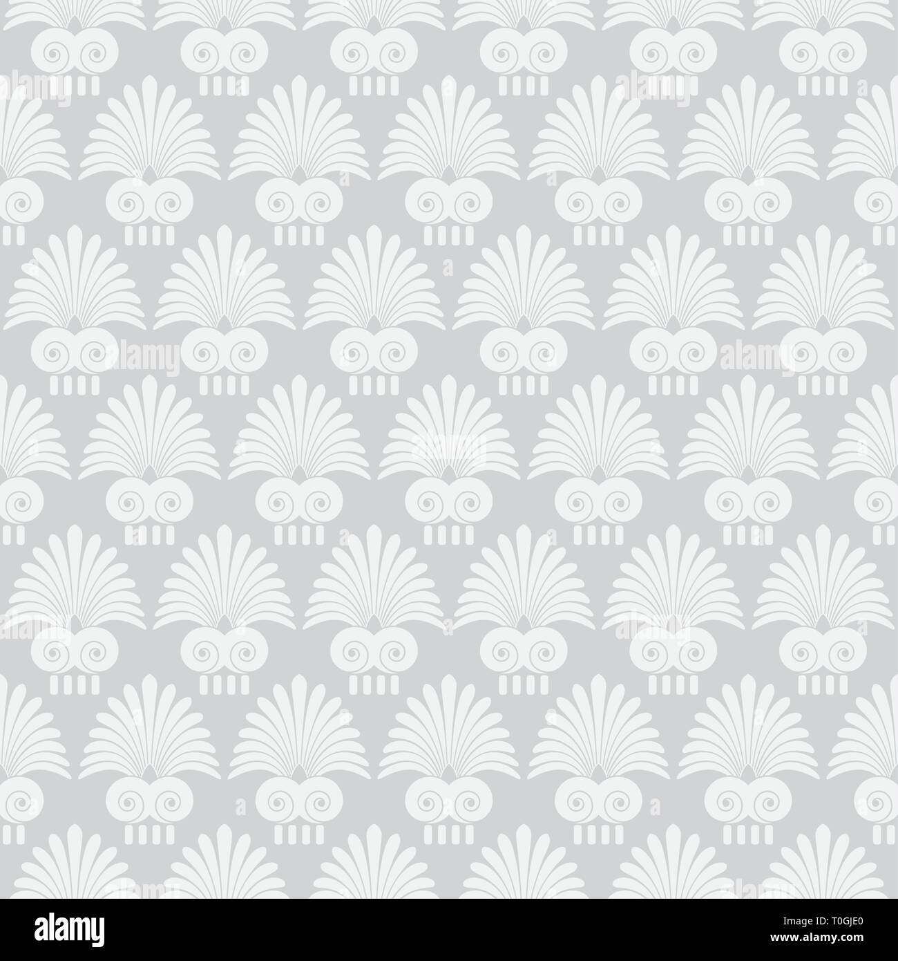 Ancient swirl greek seamless ornament pattern, vector Stock Vector ...