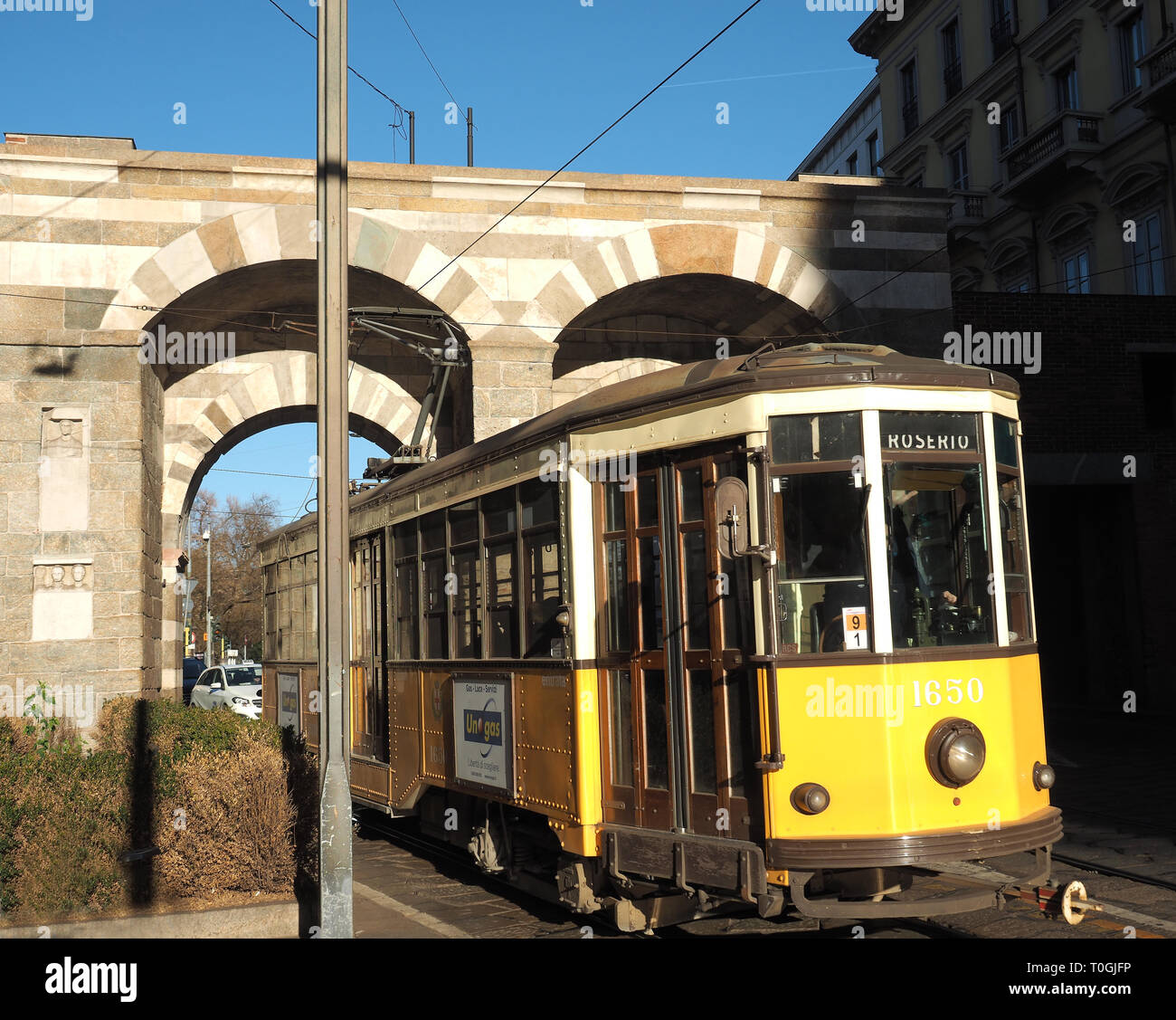 Milan trolley hi-res stock photography and images - Alamy