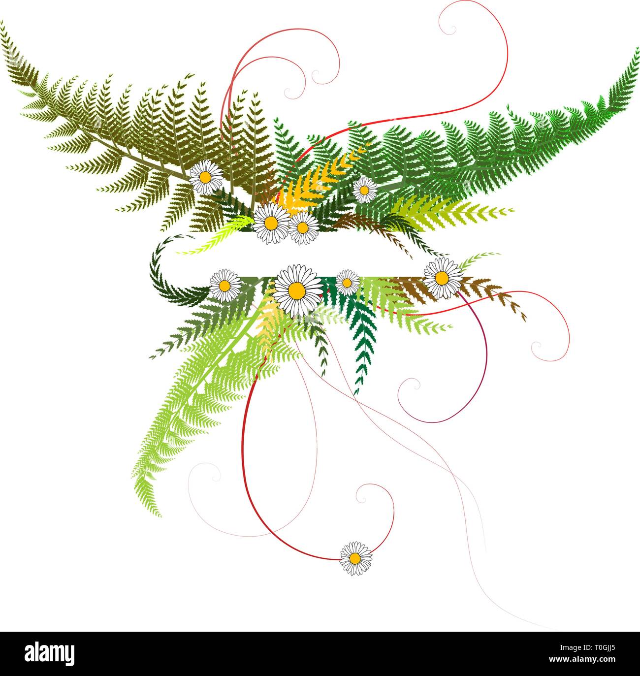 Spring floral background with place for your text Stock Vector Image ...