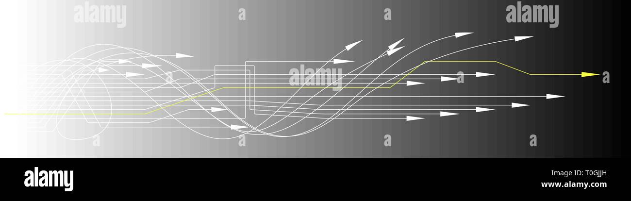 Background with arrows displaying direction Stock Vector Image & Art ...