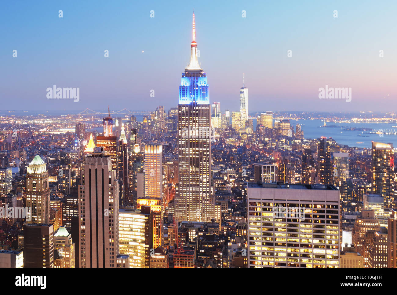 New York City skyline, USA Stock Photo - Alamy