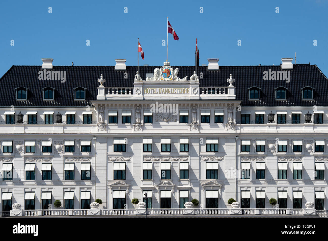 Denmark, Copenaghen, Hotel D'Angleterre facade Stock Photo - Alamy